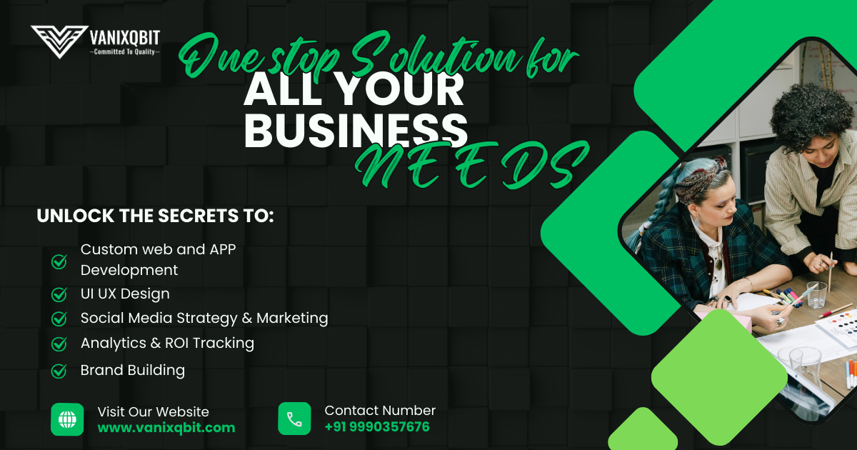 Our Services | Digital Solutions - Vanixqbit LLP